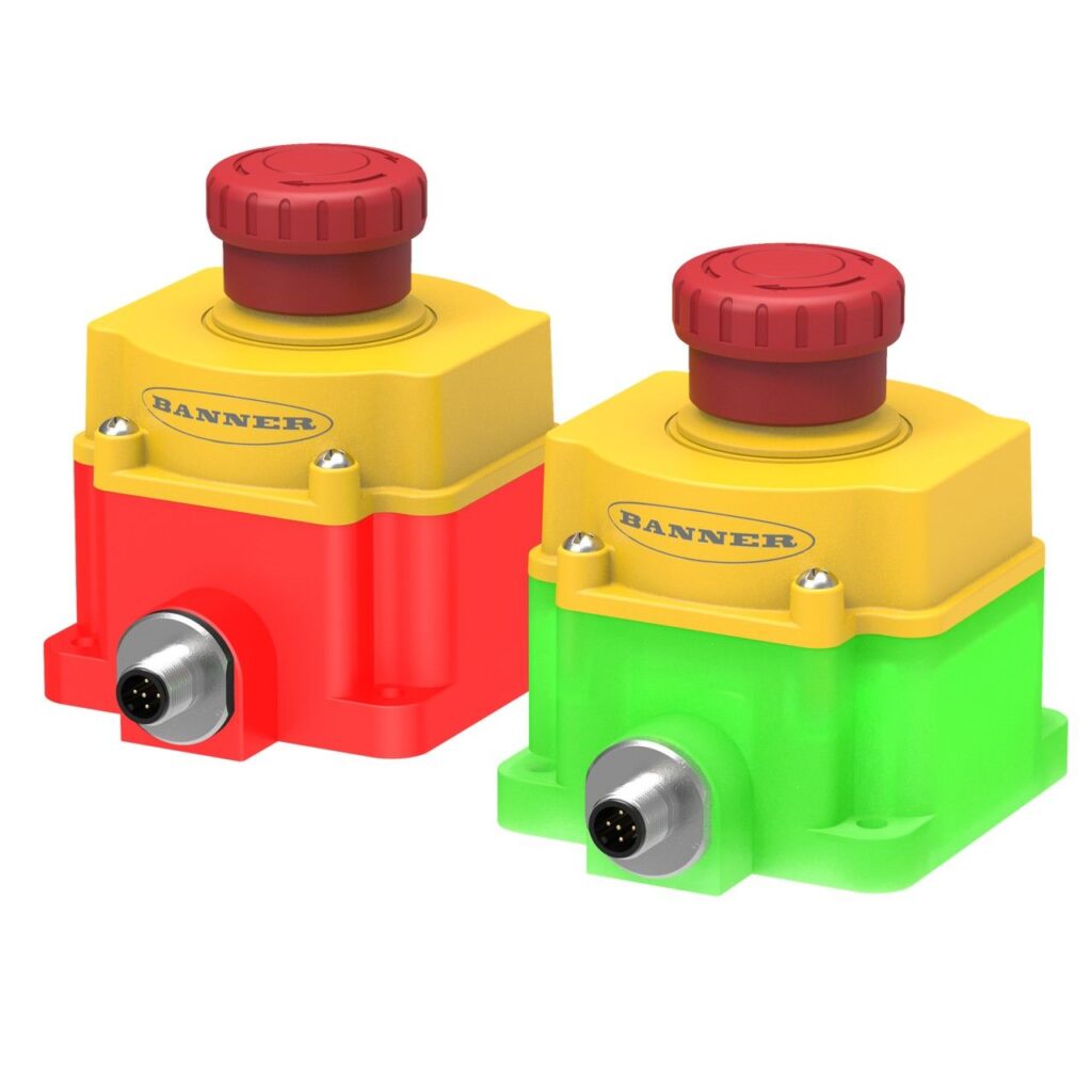 BANNER FLUSH-MOUNT EMERGENCY STOP BUTTON - Sensors Incorporated