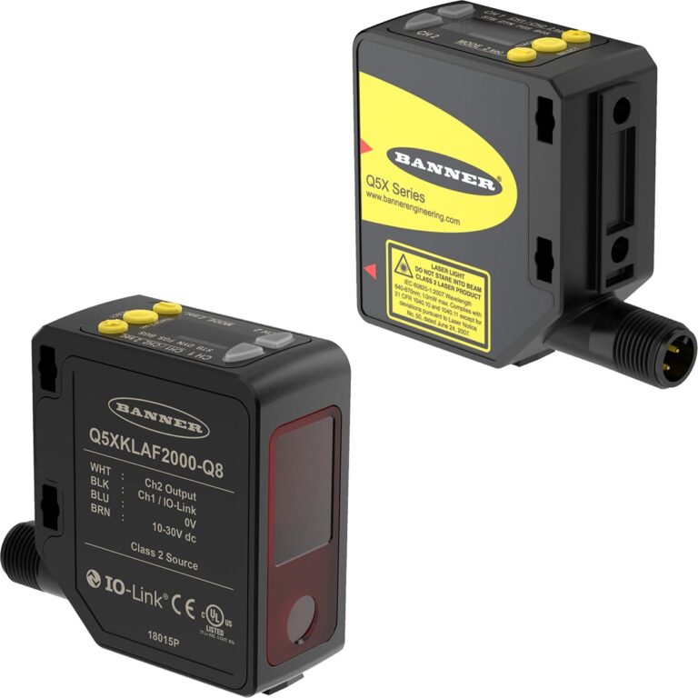 BANNER Q5X LASER MEASUREMENT SENSOR WITH BACKGROUND SUPPRESSION ...