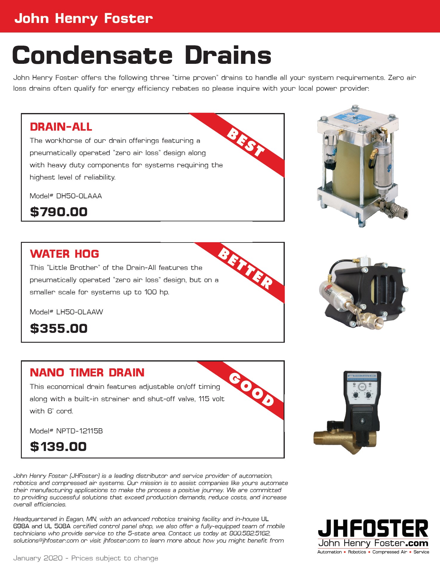 Condensate Management: Remove Water From Compressors - JHFOSTER